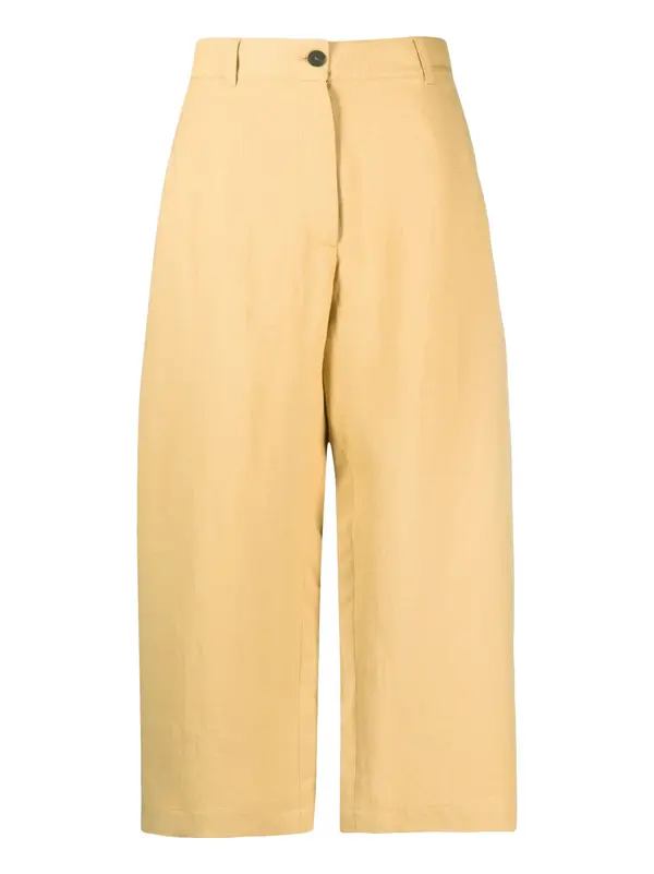 Studio Nicholson High-waisted Wide-leg Trousers - Neutrals