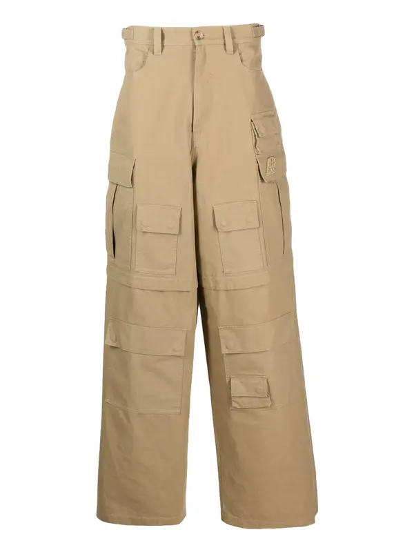 AMBUSH Wide-leg Cargo Trousers - Neutrals