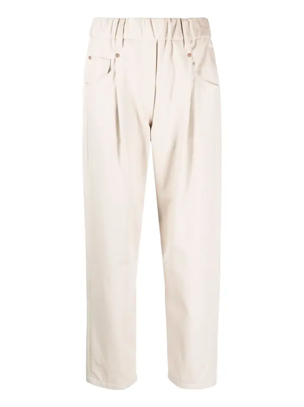 Brunello Cucinelli Straight-leg Trousers - Neutrals