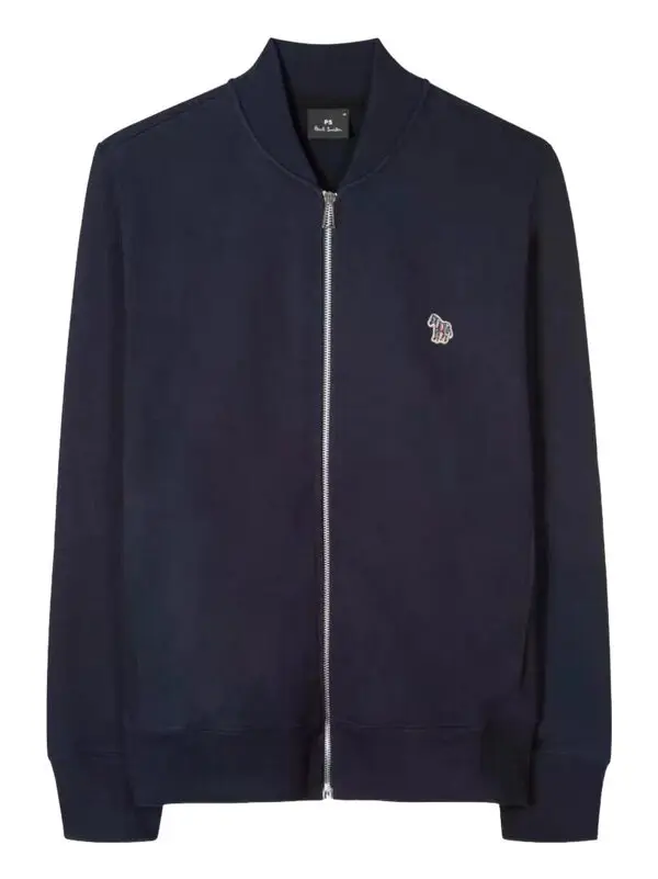 Paul Smith Big Pony Zip-up Cardigan - Blue