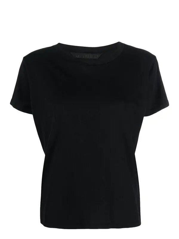 MOTHER Supima Cotton Short-sleeve T-shirt - Black