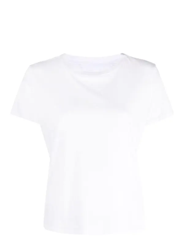 MOTHER Short-sleeve Supima Cotton T-shirt - White