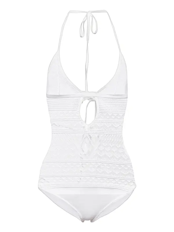 Isabel Marant Crochet Cotton-blend Bodysuit - White
