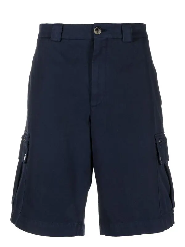 Brunello Cucinelli Straight-leg Bermuda Shorts - Blue