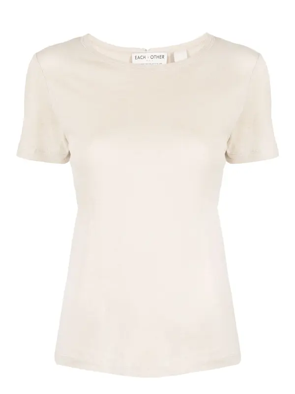 Each X Other Round Neck T-shirt - Neutrals