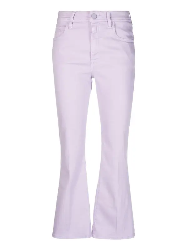 Jacob Cohen Victoria Cropped Flare Jeans - Purple