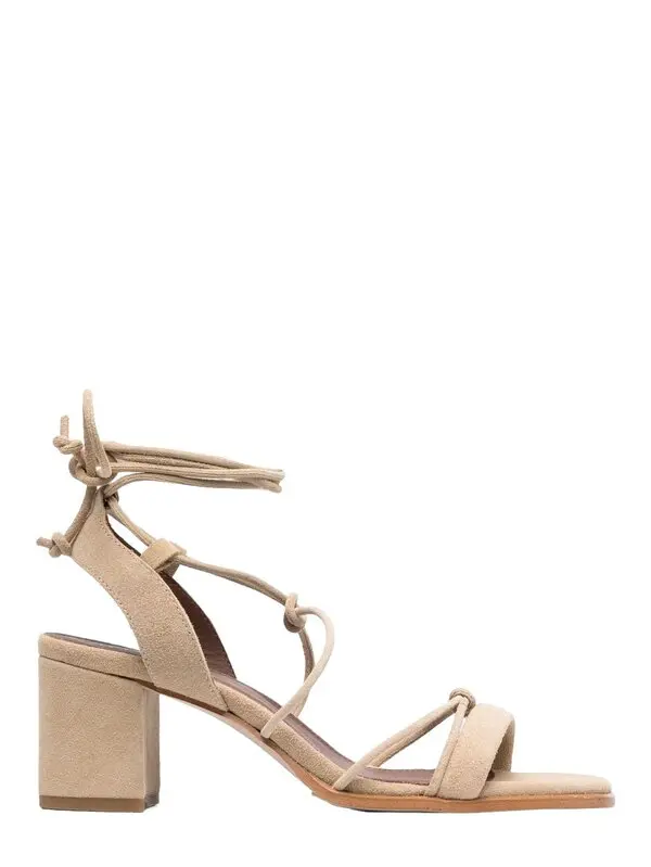 ALOHAS Sophie 70mm Tie-fastening Sandals - Neutrals