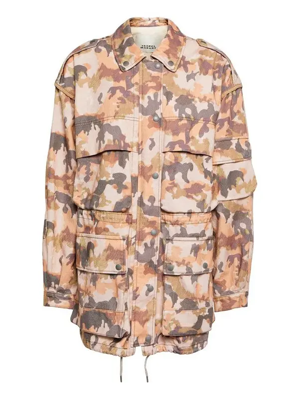 Isabel Marant Étoile Elize Printed Cotton Jacket - Multicoloured