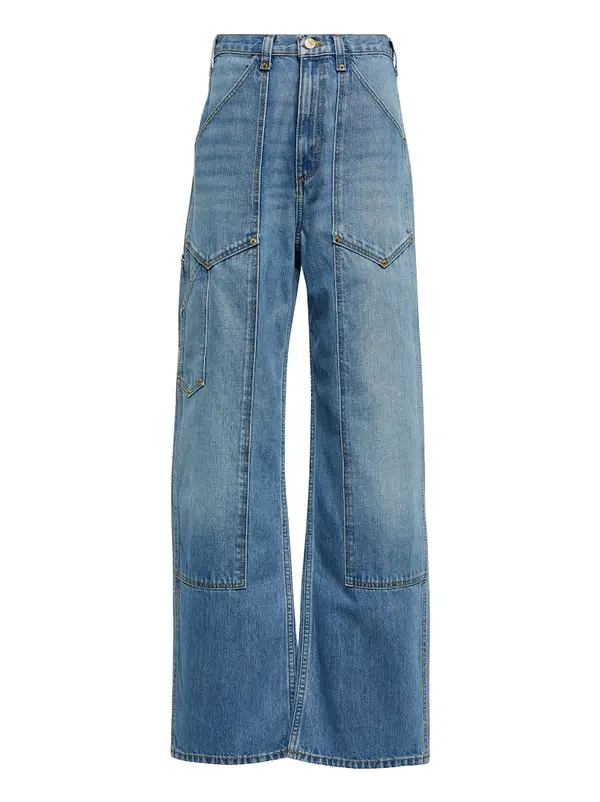 RE/DONE Super High Workwear Jeans - Blue