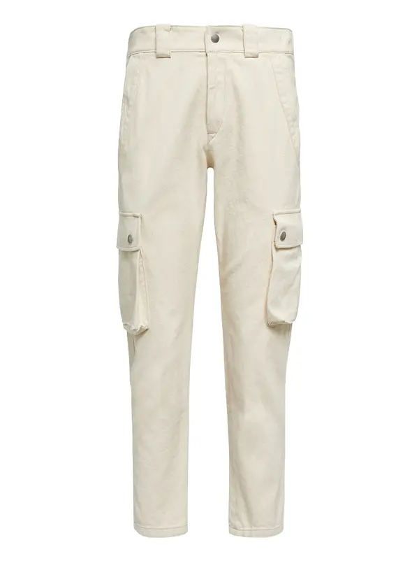 Isabel Marant Evalia Tapered Cargo Pants - Neutrals