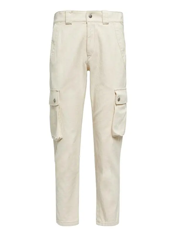 Isabel Marant Étoile Evalia Tapered Cargo Pants - Neutrals