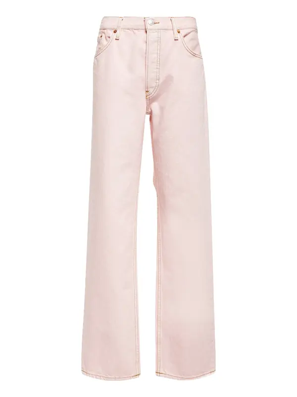 RE/DONE Loose Long Jeans - Pink
