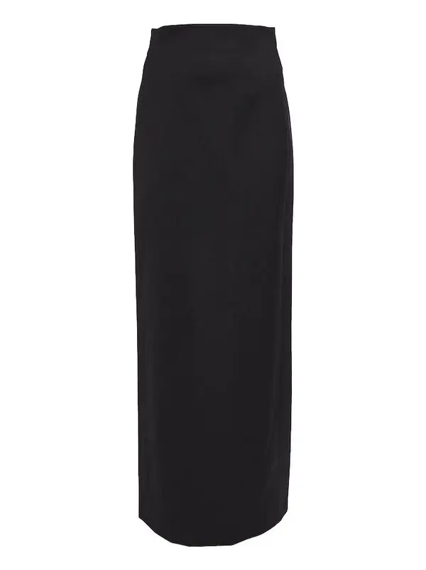 Wardrobe.NYC Wool Maxi Skirt - Black