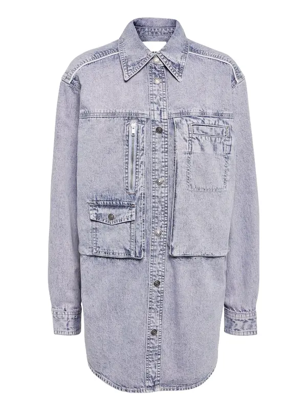 Isabel Marant Pearl Denim Jacket - Purple