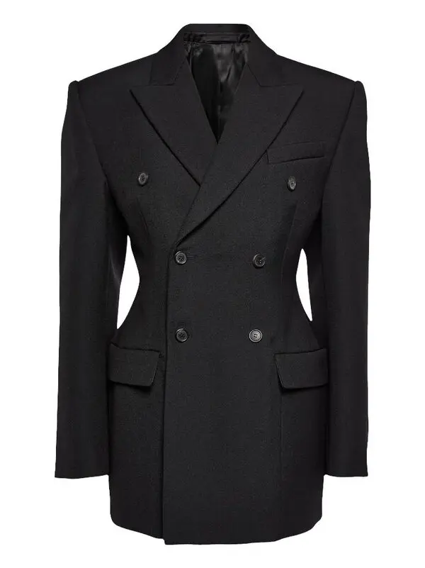 Wardrobe.NYC Wool Blazer - Black