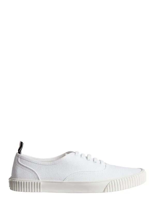 Thom Browne Canvas Heritage Sneakers - White