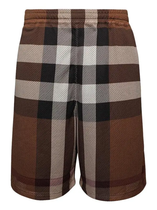Burberry Jersey Shorts - Dark Birch Brown