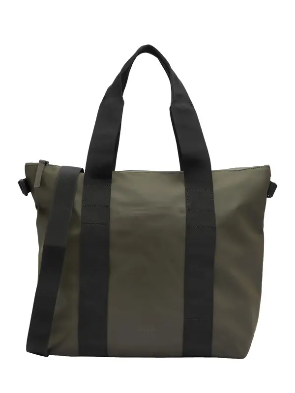 Rains Rush Waterproof Tote - Dark Green
