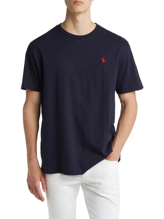 Polo Ralph Lauren Embroidered Logo Crewneck T-shirt - Ink
