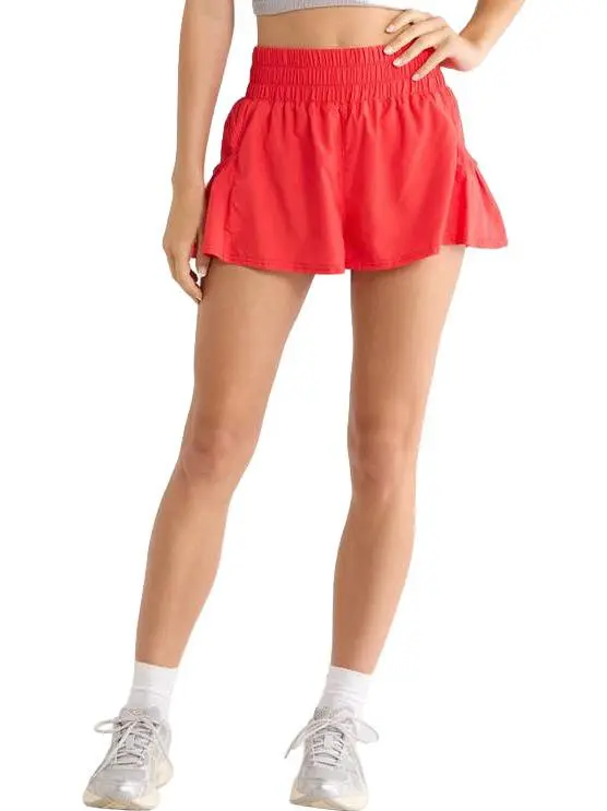 Free People Get Your Flirt On Shorts - Grapefruit