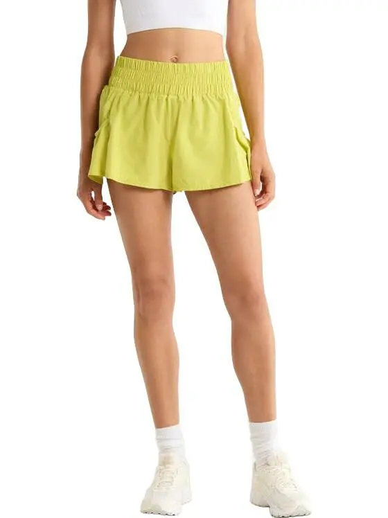 Free People Get Your Flirt On Shorts - Honeydew