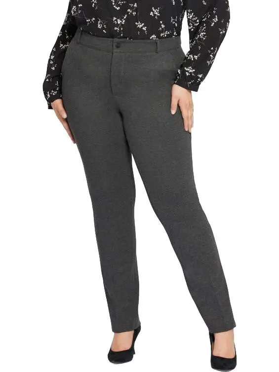 NYDJ Sculpt-her™ Classic Trousers - Charcoal Heathered