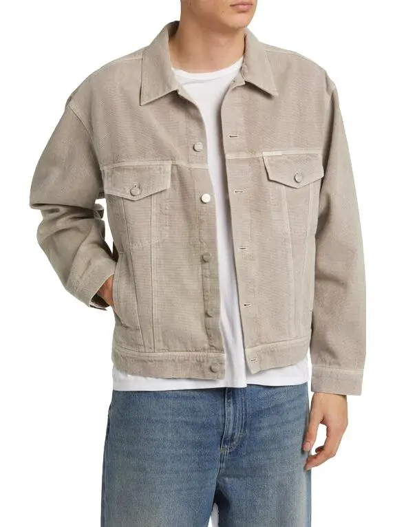 Closed Relaxed-fit Denim Trucker Jacket - Grey Veneer