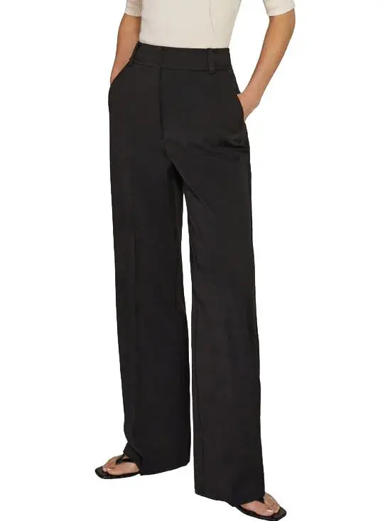 FAVORITE DAUGHTER The Fiona High Waist Wide Leg Pants - Black