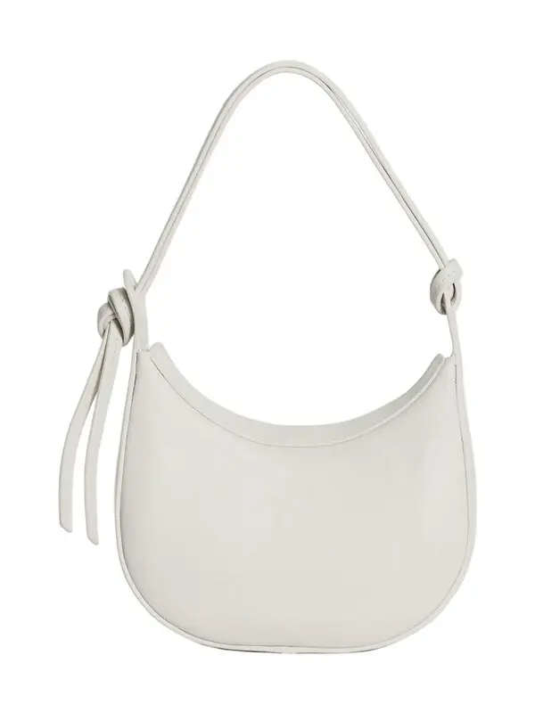 REFORMATION Mini Rosetta Leather Shoulder Bag - Ivory
