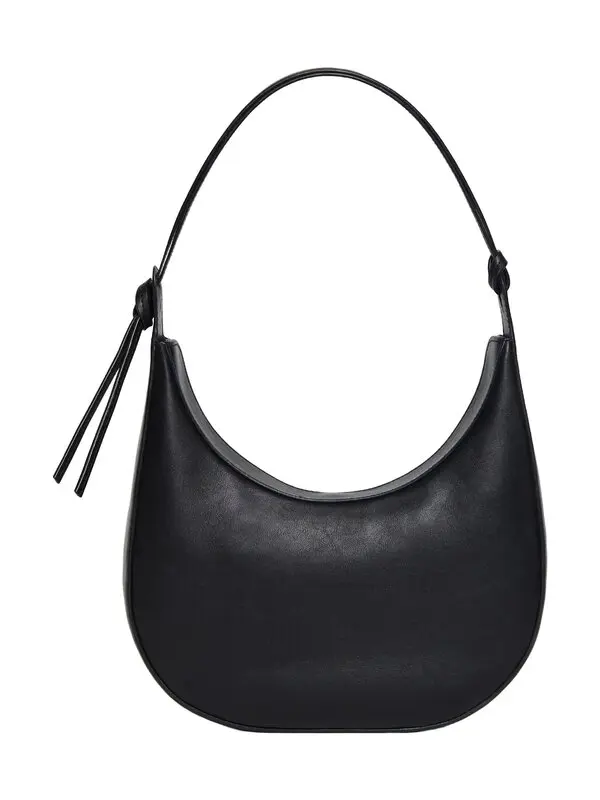 REFORMATION Medium Rosetta Shoulder Bag - Black