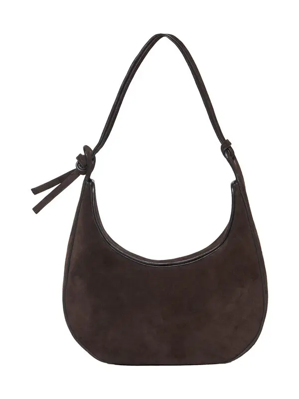 REFORMATION Medium Rosetta Shoulder Bag - Brown