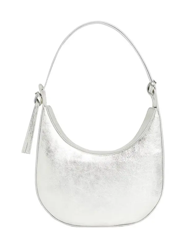 REFORMATION Medium Rosetta Shoulder Bag - Silver
