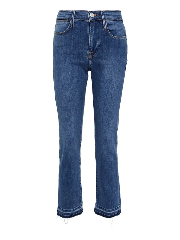 FRAME Le High Straight-leg Jeans - Blue