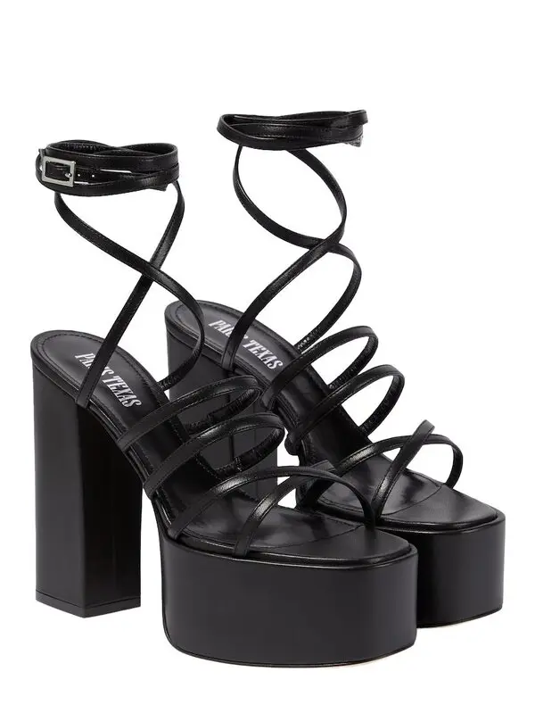 Paris Texas Evita Sandals - Black