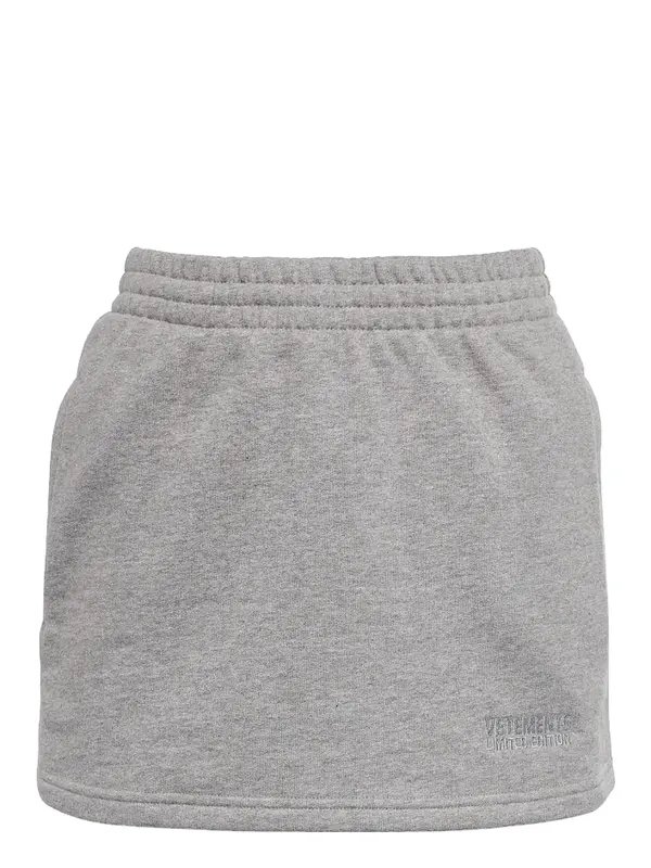 Vetements Jersey Mini Skirt - Grey