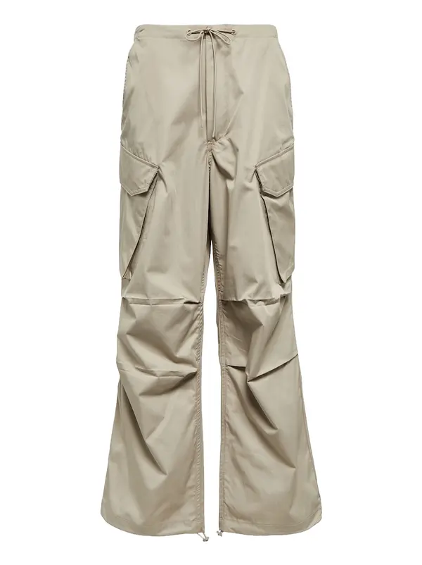 AGOLDE Ginerva Cotton Poplin Cargo Pants - Grey