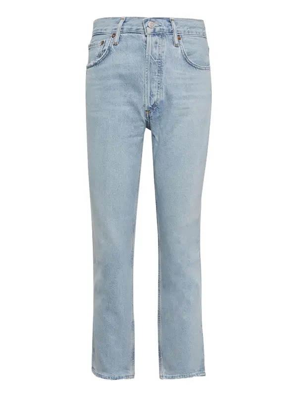 AGOLDE Riley High-rise Cropped Jeans - Blue