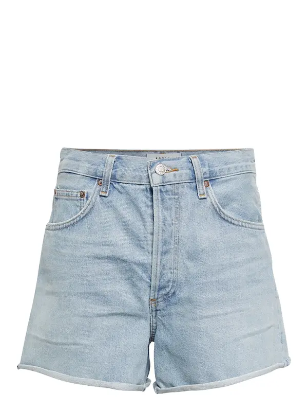 AGOLDE Dee High-rise Denim Shorts - Blue