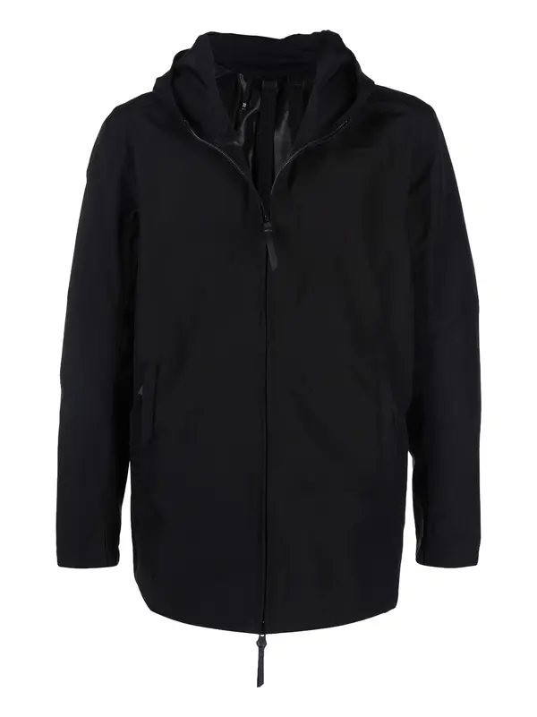 Boris Bidjan Saberi Hooded Zip-up Jacket - Black