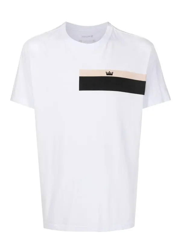 OSKLEN Stripe-print Cotton T-shirt - White