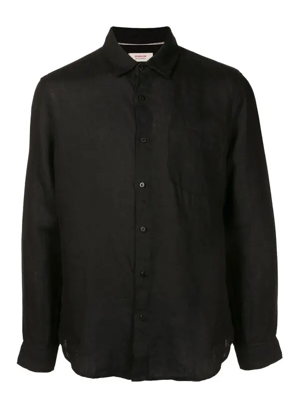 OSKLEN Buttoned-up Long-sleeved Shirt - Black