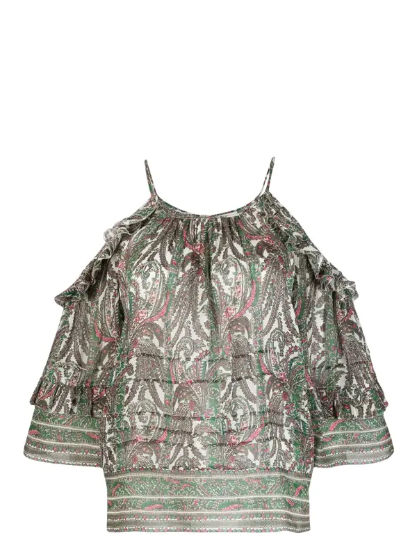 Isabel Marant Gabia Graphic-print Top - White
