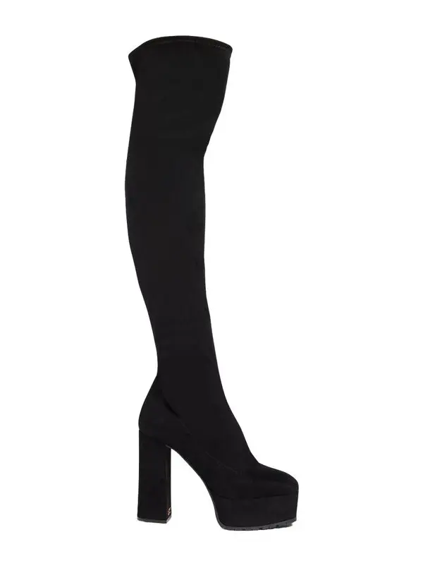 GIUSEPPE ZANOTTI Morgana 120mm Suede Boots - Black