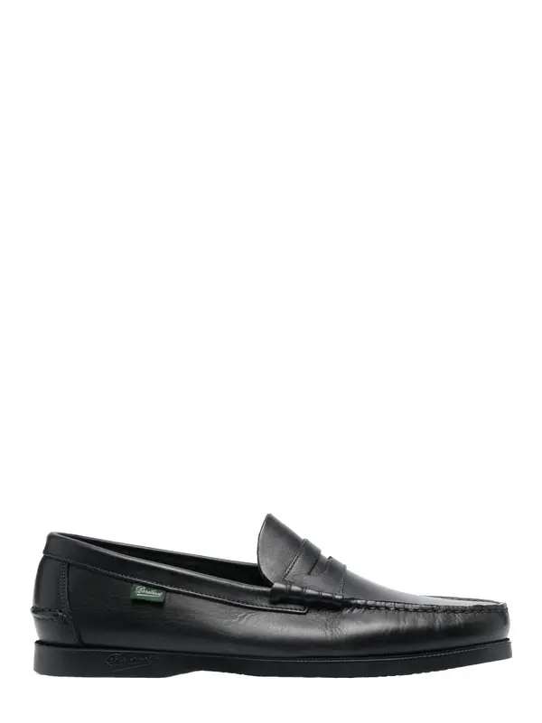 Paraboot Leather Penny Loafers - Black