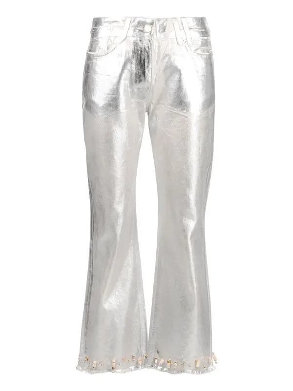Jacquemus Le De Nîmes Court Artichaut Jeans - Silver