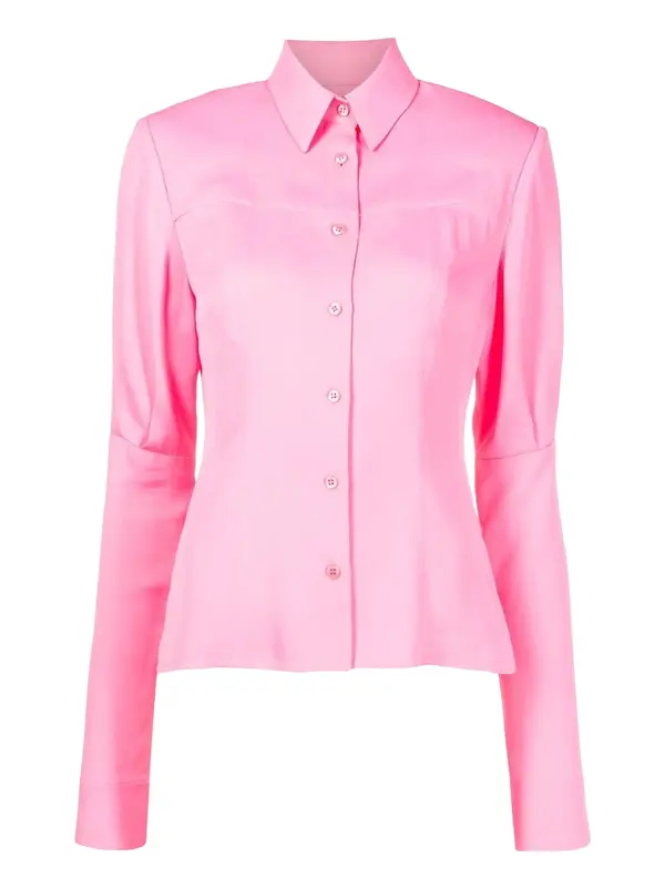 GLORIA COELHO Long-sleeve Shirt - Pink