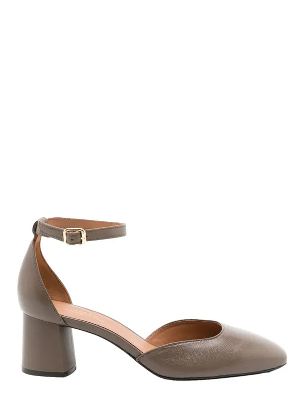 STUDIO CHOFAKIAN 55mm Florence Pumps - Brown