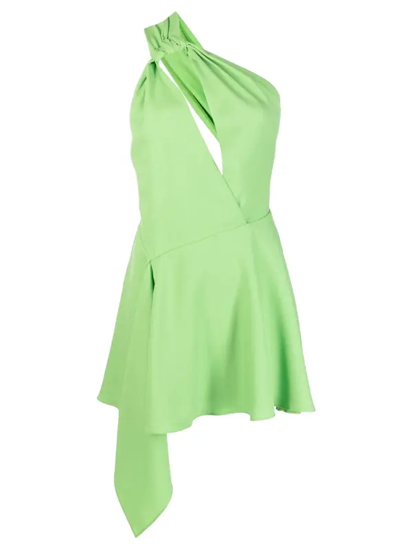 Cult Gaia Eliana Asymmetric Dress - Green