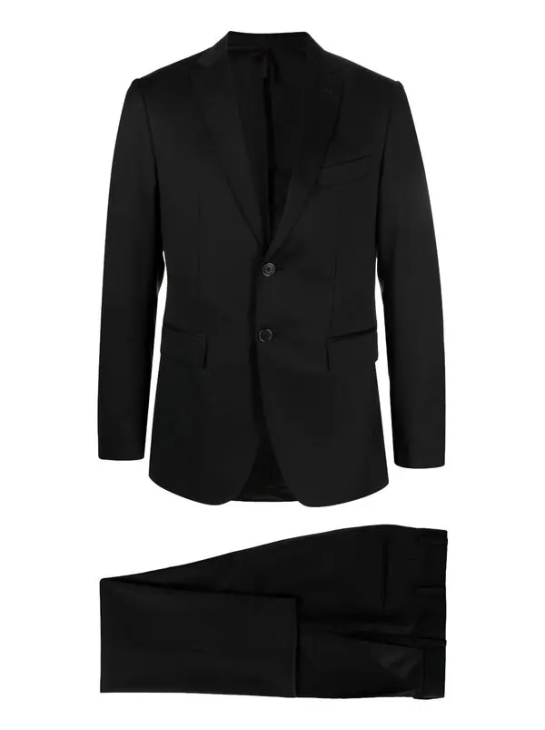 CHÂTEAU LAFLEUR-GAZIN Single-breasted Wool Suit - Black