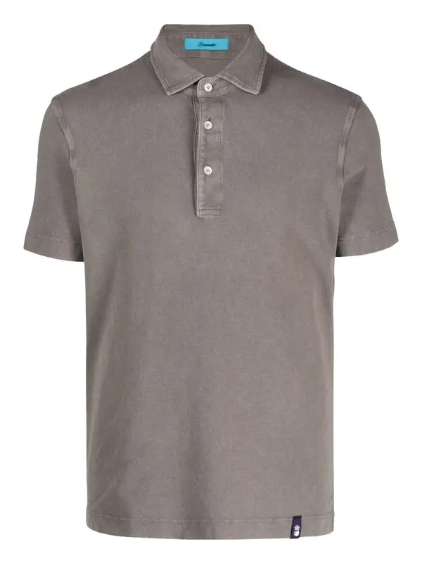 DRUMOHR Short-sleeve Polo Shirt - Neutrals